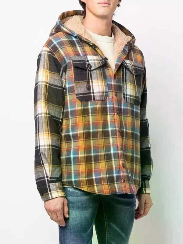 Dsquared2 Icon Check Print Hooded Jacket