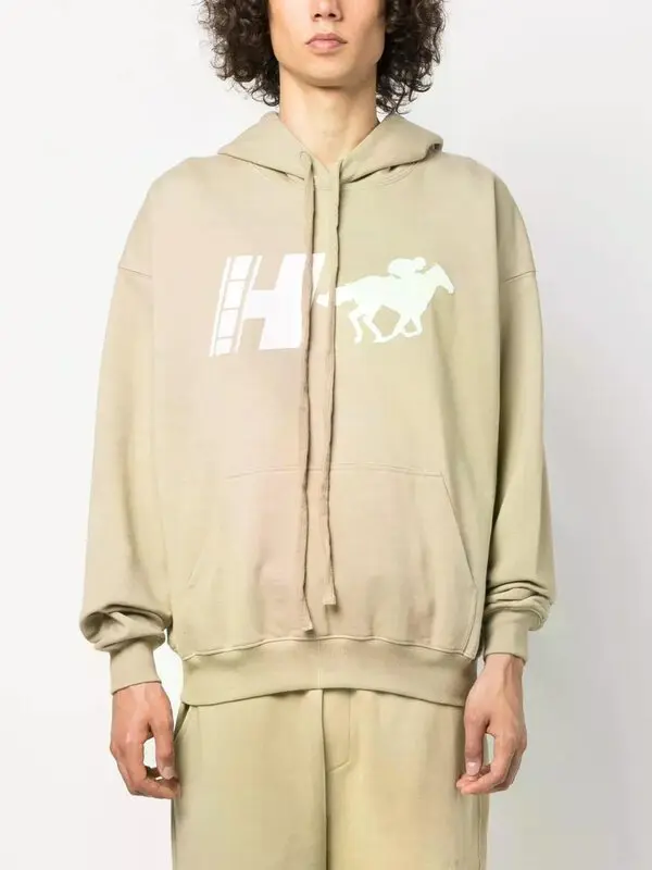 1989 STUDIO Logo Print Cotton Hoodie