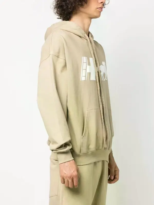 1989 STUDIO Logo Print Cotton Hoodie