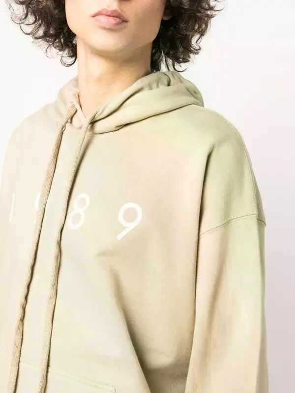 1989 STUDIO Logo Print Cotton Hoodie