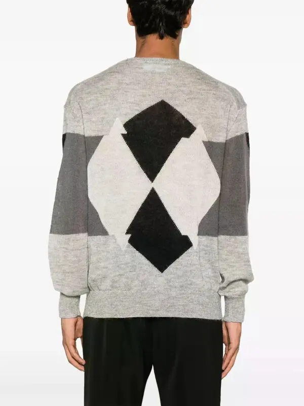 Neil Barrett Argyle Check-pattern Jumper