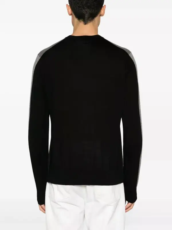 Neil Barrett Colour-block Fine-knit Jumper