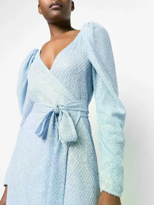 ROTATE BY BIRGER CHRISTENSEN Sequin Midi Dress