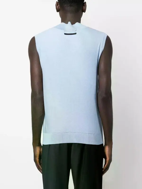Viktor & Rolf Cable Knit V-neck Vest