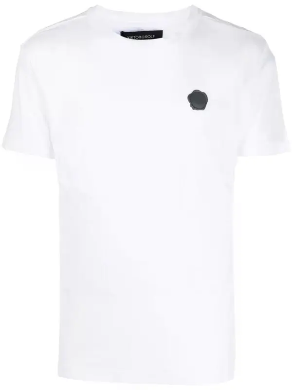 Viktor & Rolf Logo-patch Cotton-blend T-shirt