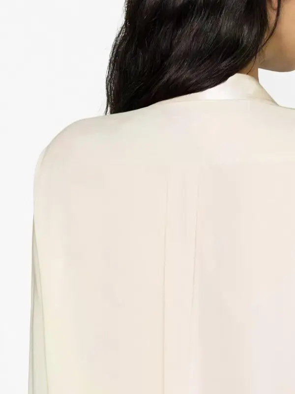 Rag & Bone Philippa Draped Satin Blouse