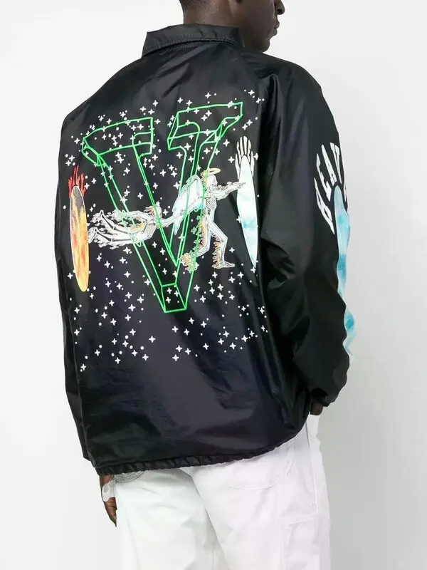 SAINT MXXXXXX Graphic Print Shirt Jacket