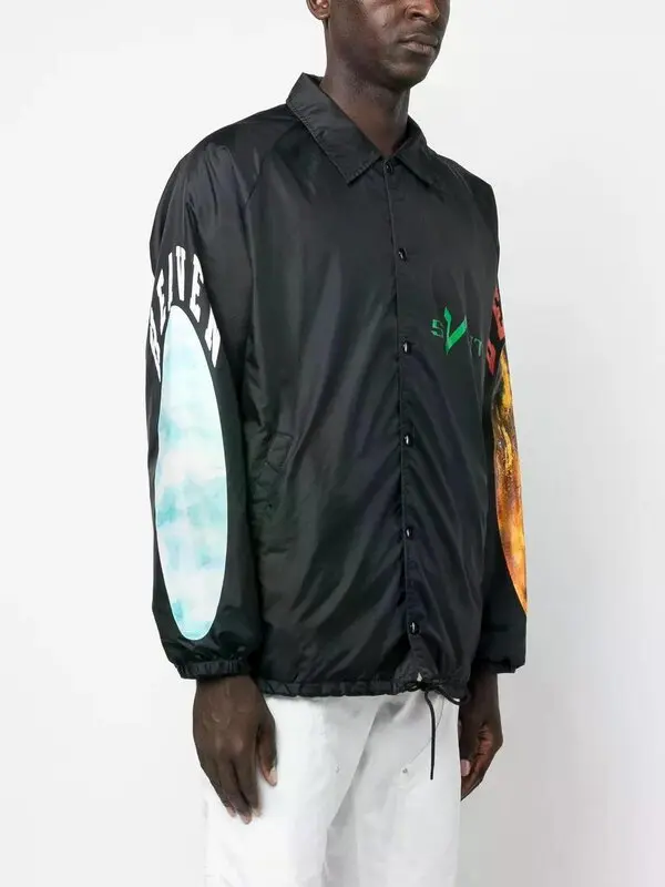 SAINT MXXXXXX Graphic Print Shirt Jacket