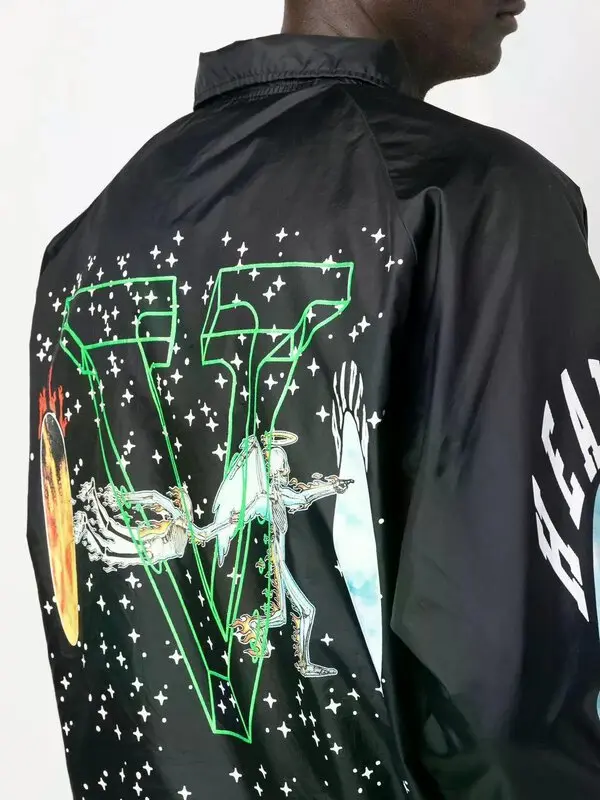 SAINT MXXXXXX Graphic Print Shirt Jacket
