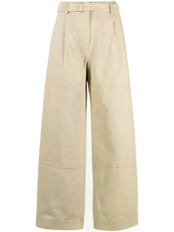 LOW CLASSIC Wide-leg Belted Trousers