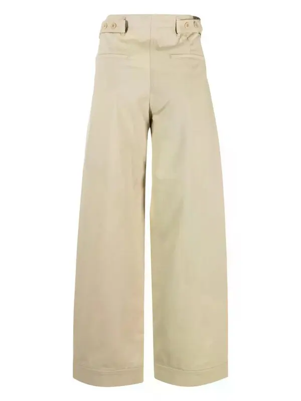 LOW CLASSIC Wide-leg Belted Trousers