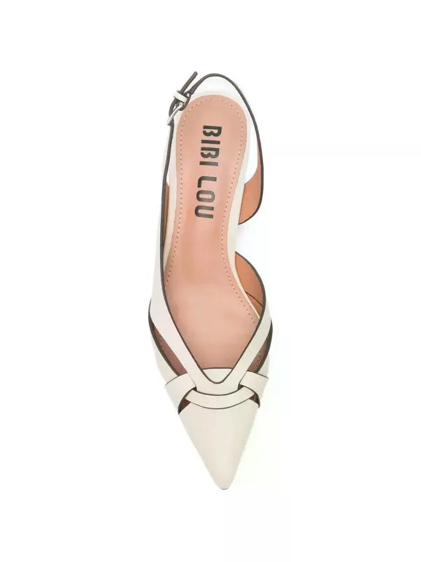 BIBI LOU Crossover Strap Slingback Sandals