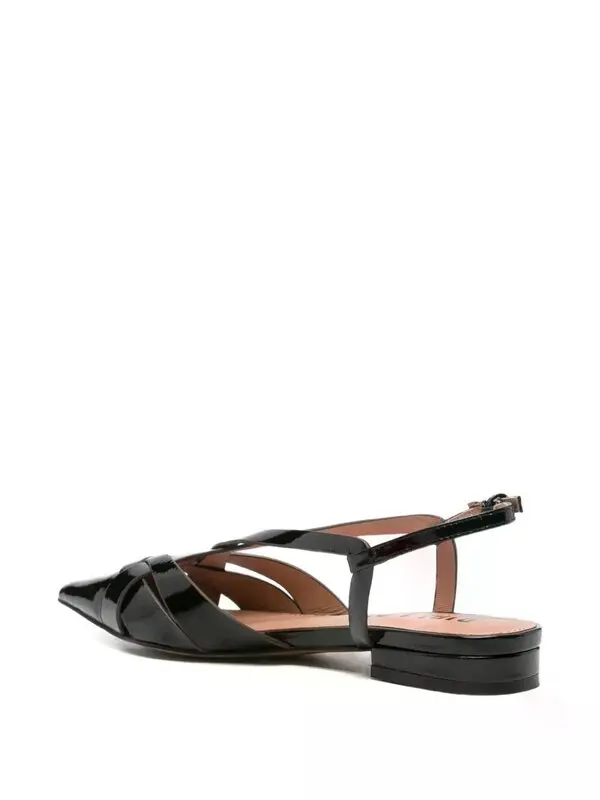 BIBI LOU Nolia Patent Leather Slingback Sandals