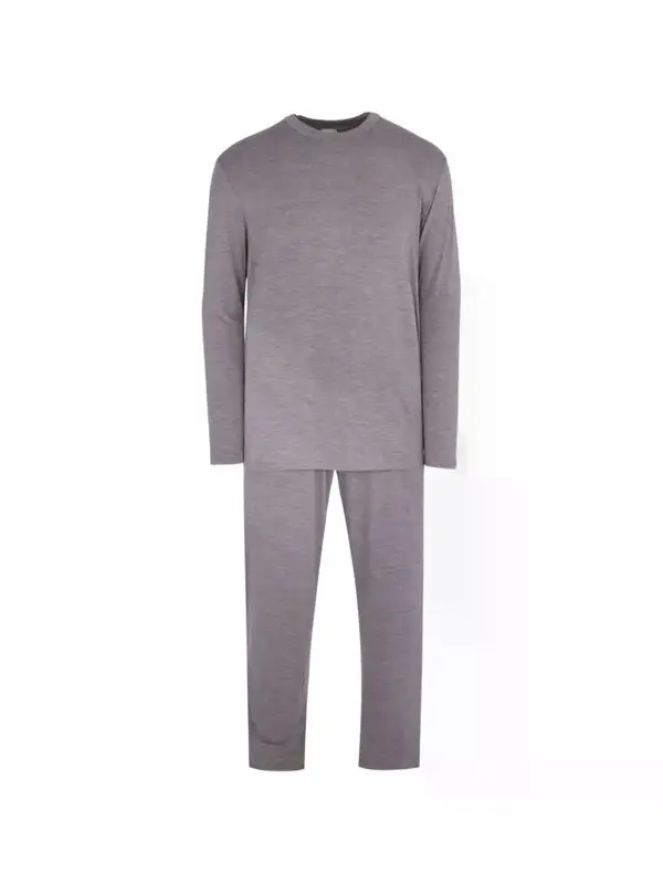 Zimmerli Long-sleeve Pajamas - Grey