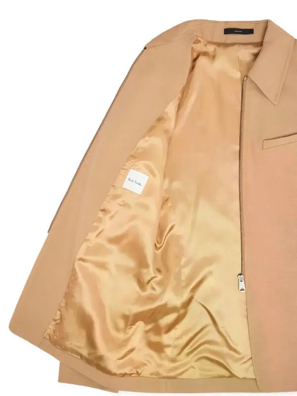 Paul Smith Zip-up Pointed-collar Blazer
