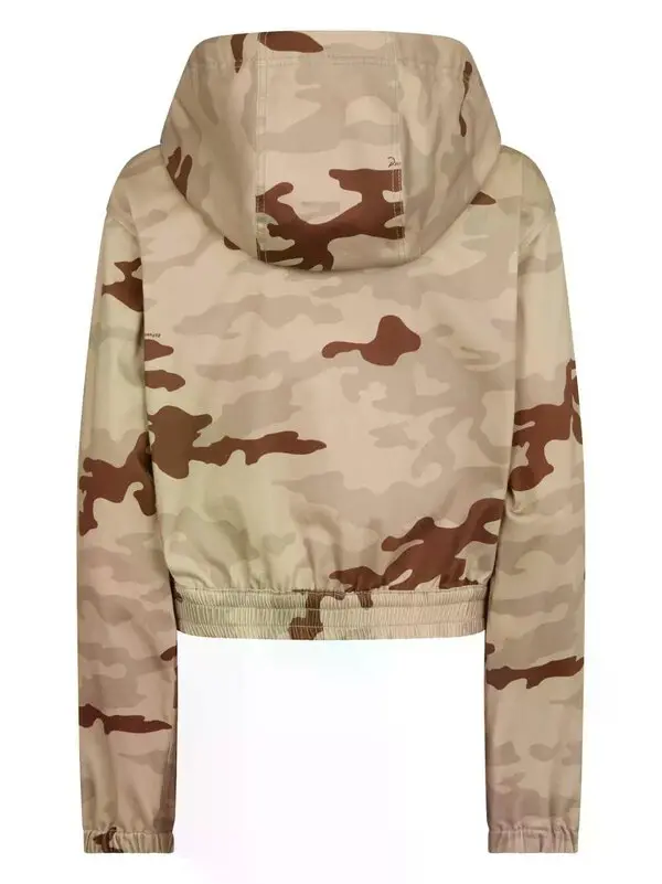 Dsquared2 Camouflage Print Hooded Jacket
