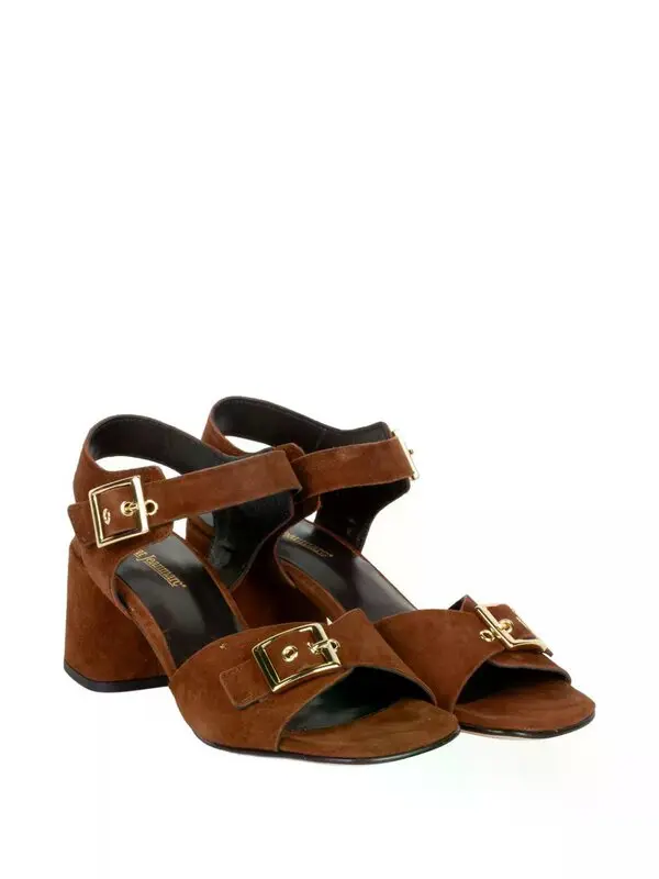 LUCA GROSSI Suede Buckle-fastening Sandals