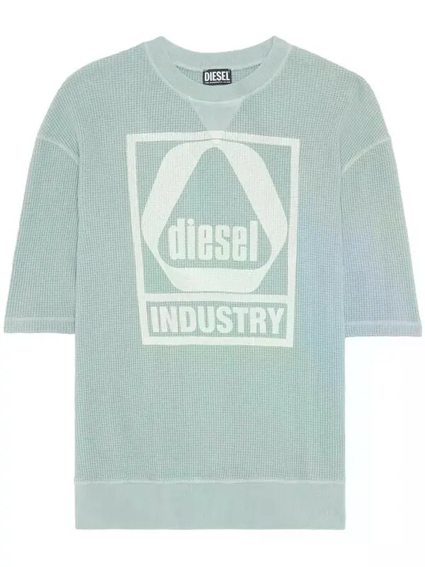 DIESEL® Logo-print Knitted T-shirt