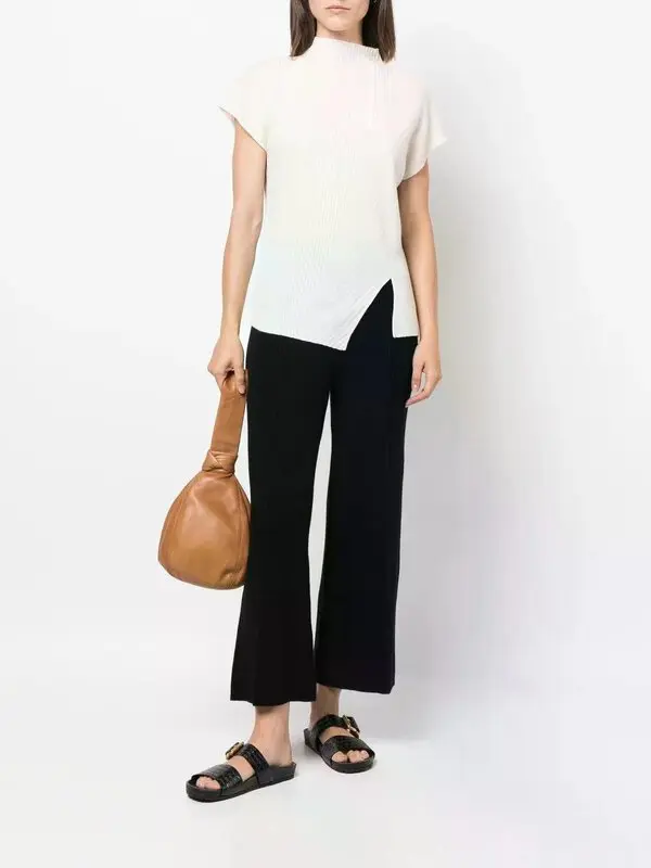 AERON Ribbed Merino-cashmere Trousers