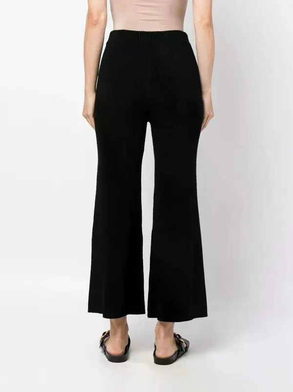 AERON Ribbed Merino-cashmere Trousers