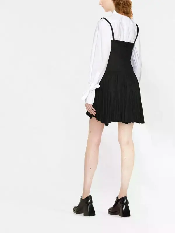 GIOVANNI BEDIN Square Neck Corset Minidress