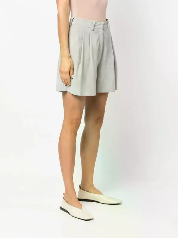 Fabiana Filippi Suede High-waisted Shorts