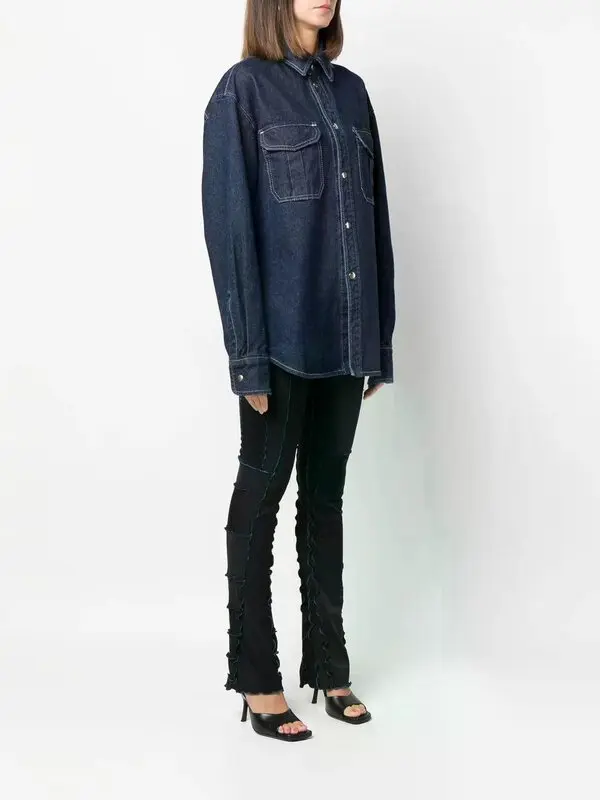 ANOUKI Oversized Denim Shirt