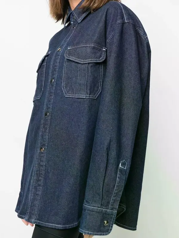 ANOUKI Oversized Denim Shirt