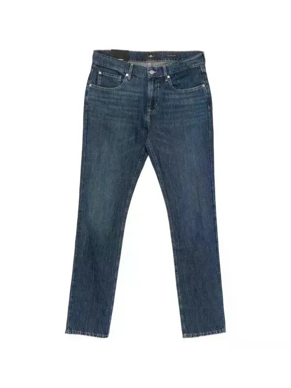 7 For All Mankind Straight-leg Jeans - Blue