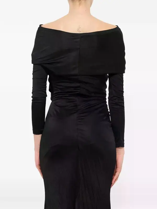 Givenchy Long-sleeve Gathered Maxi Dress