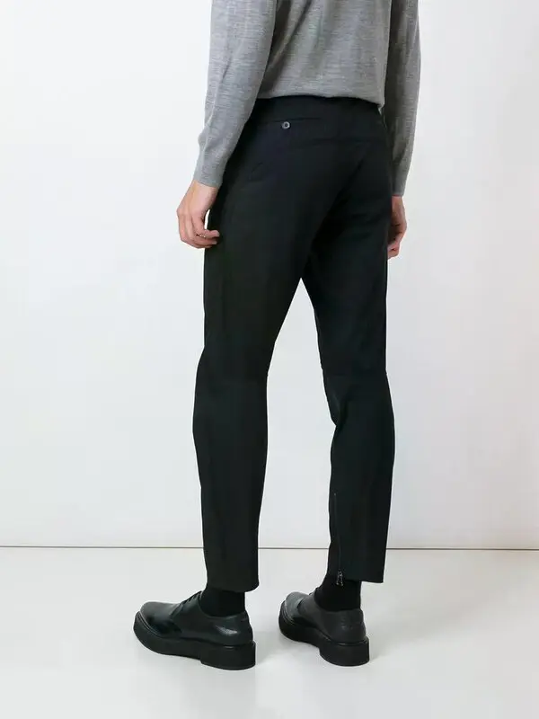 LANVIN Cotton Tapered Leg Trousers