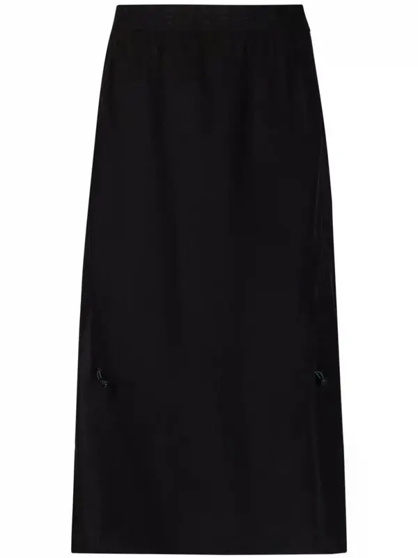 Alexander McQueen Silk Midi Skirt