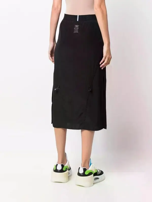 Alexander McQueen Silk Midi Skirt