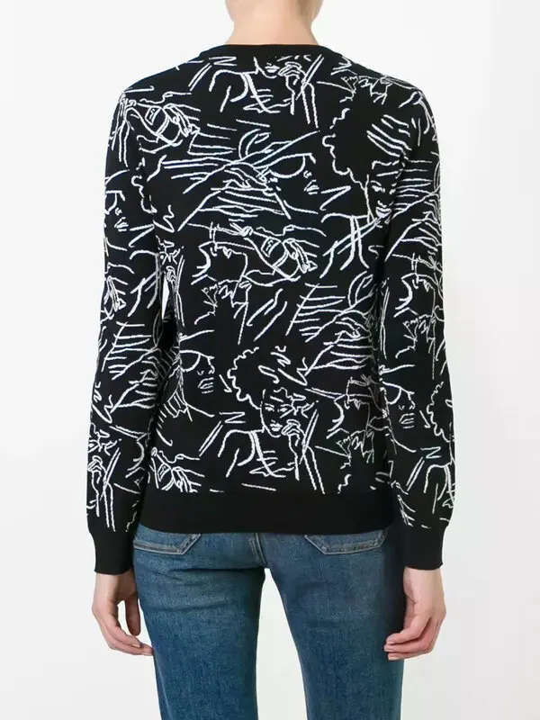 Kenzo Sketch Print Jumper