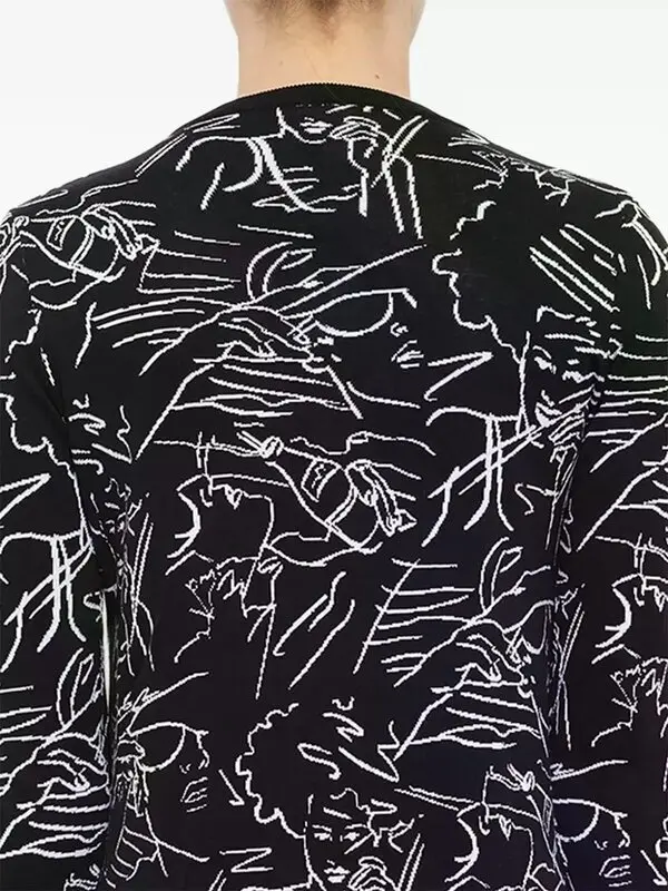 Kenzo Sketch Print Jumper