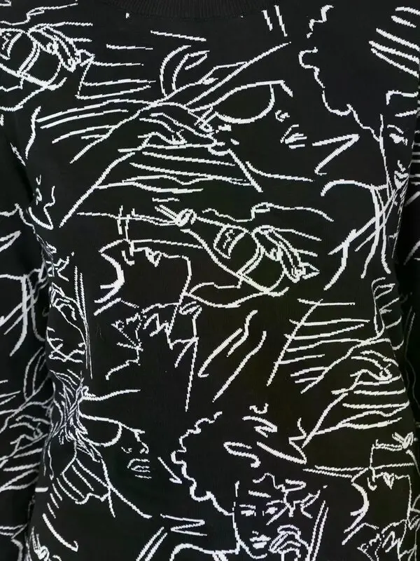 Kenzo Sketch Print Jumper