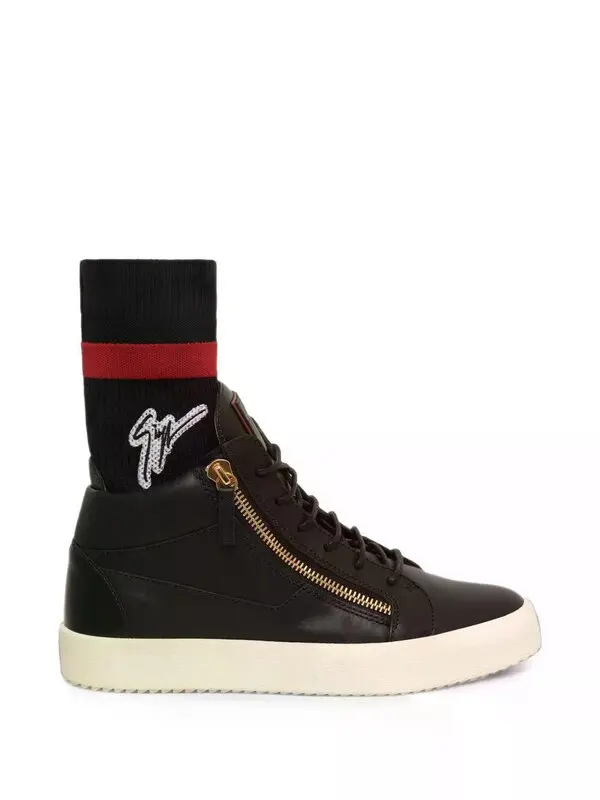 GIUSEPPE ZANOTTI Adam Laceless Sneakers - Black