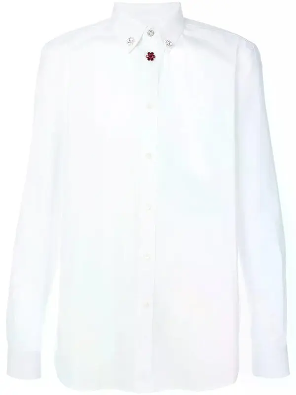 Givenchy Classic Floral Detail Shirt