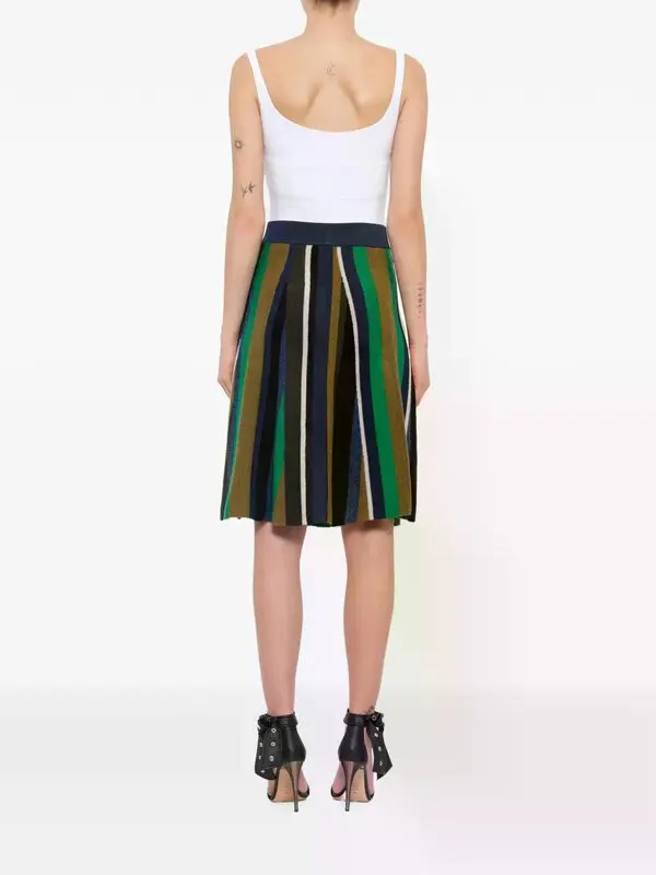 Kenzo Striped Mini Skirt