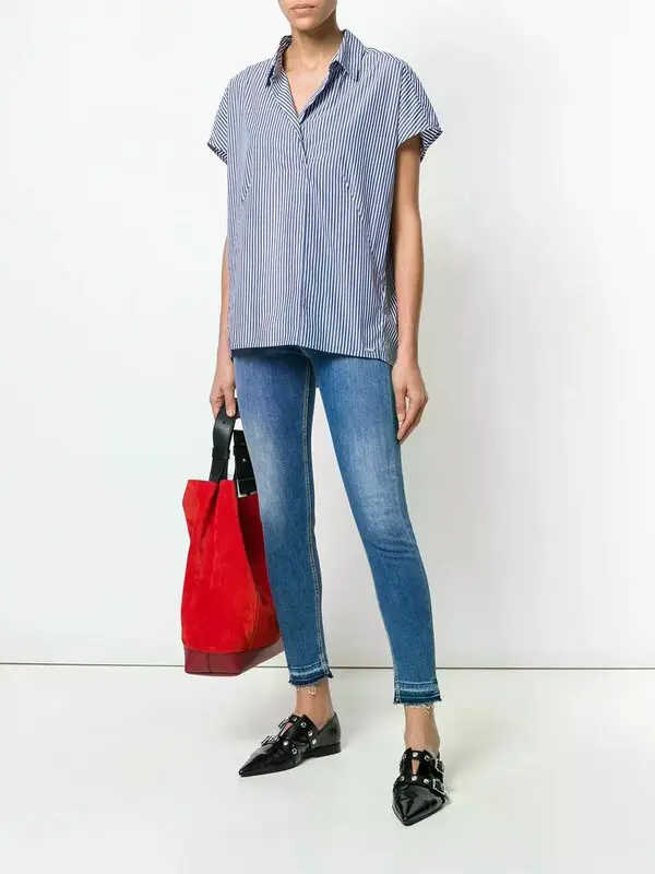 Woolrich Striped Cotton Blend Shirt
