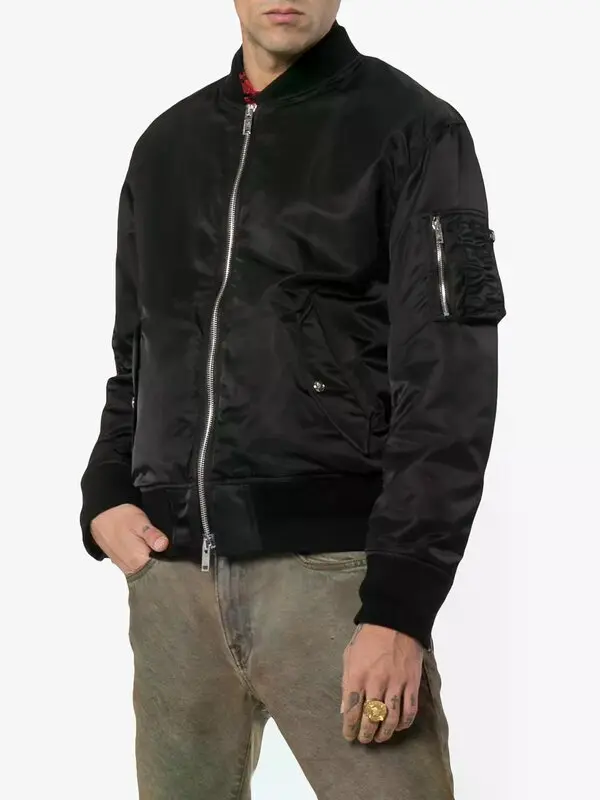 MASTERMIND WORLD Bomber Jacket With Camouflage Lining