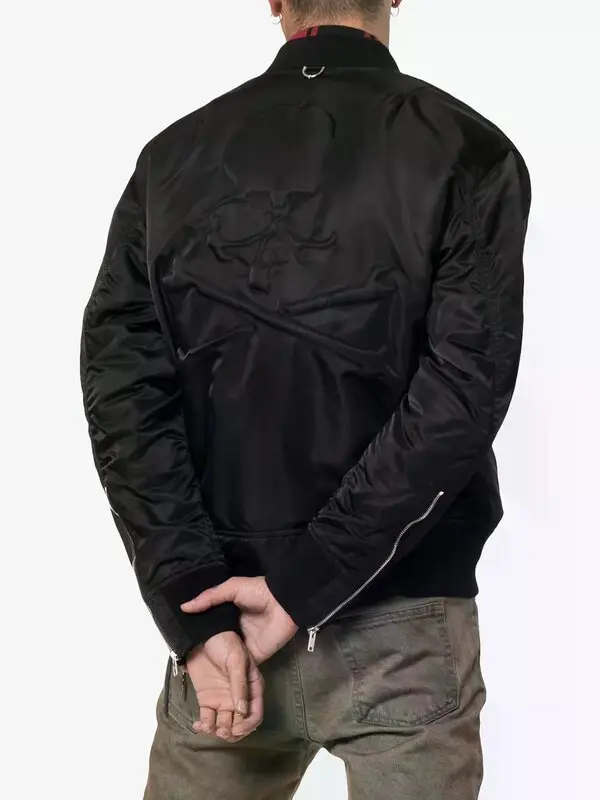 MASTERMIND WORLD Bomber Jacket With Camouflage Lining