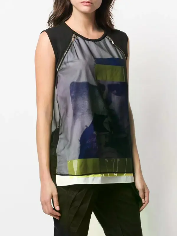 Dsquared2 Layered Print T-shirt