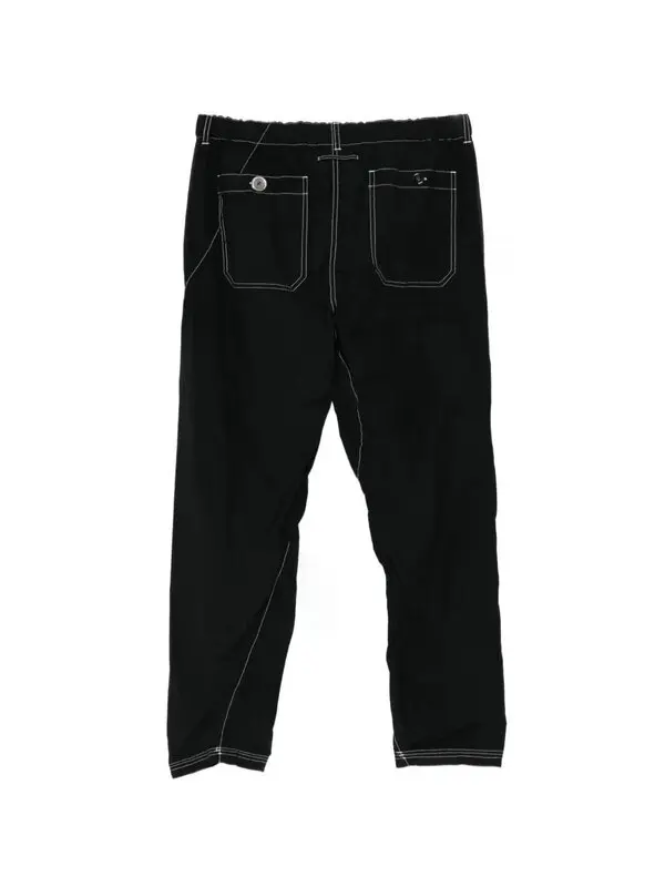 Undercover Contrast-stitch Tapered Pants