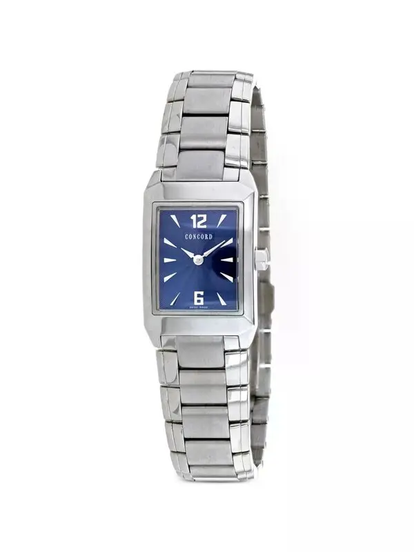 CONCORD Carlton Rectangular Watch - Blue