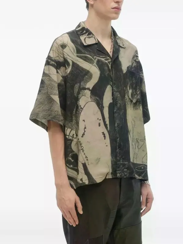 DOMREBEL Graphic-print Short-sleeve Shirt