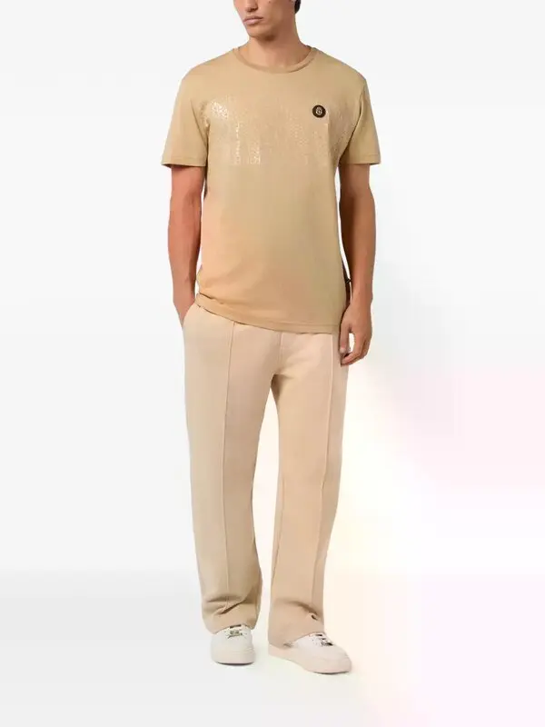 BILLIONAIRE Monogram-motif Round-neck T-shirt