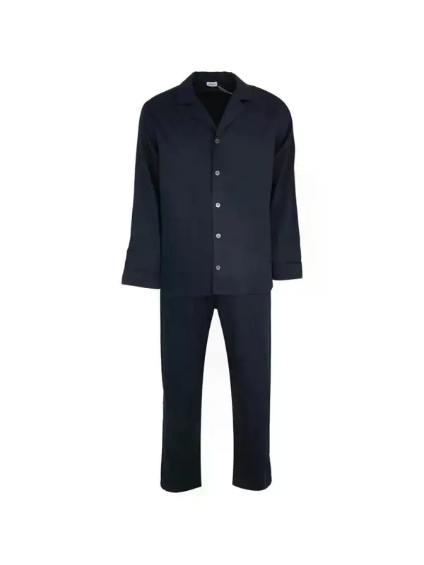 Zimmerli Paisley-jacquard Cotton Pajamas - Blue