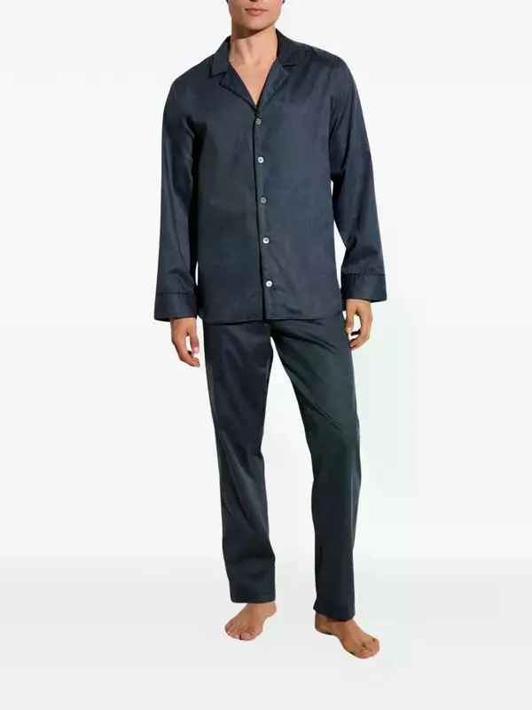 Zimmerli Paisley-jacquard Cotton Pajamas