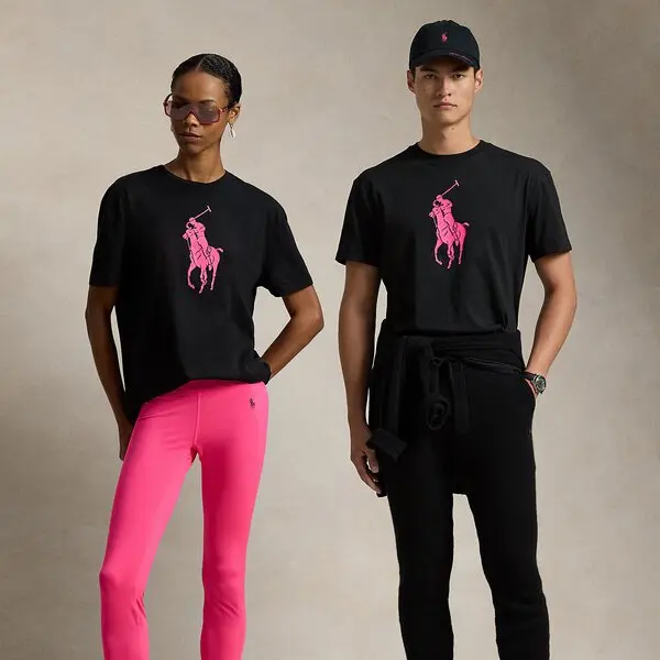 Ralph Lauren Pink Pony Classic Fit Jersey T-shirt - Polo Black